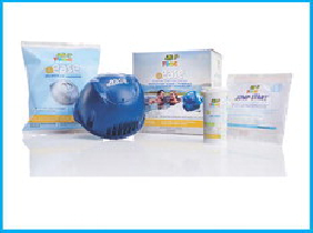 FROG @ease floating system sanitizes easily