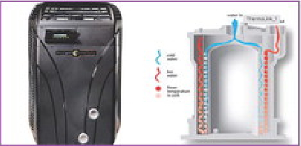 ‘Thermolink’ exchanger on AquaCal’s heat pumps